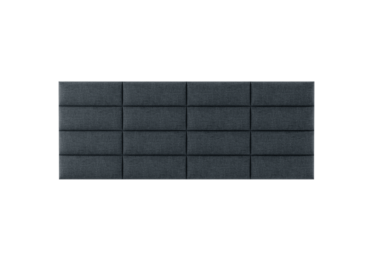 Upholstered Wall Mounted Headboard- The Aurora Layout - 120" X 46 ...